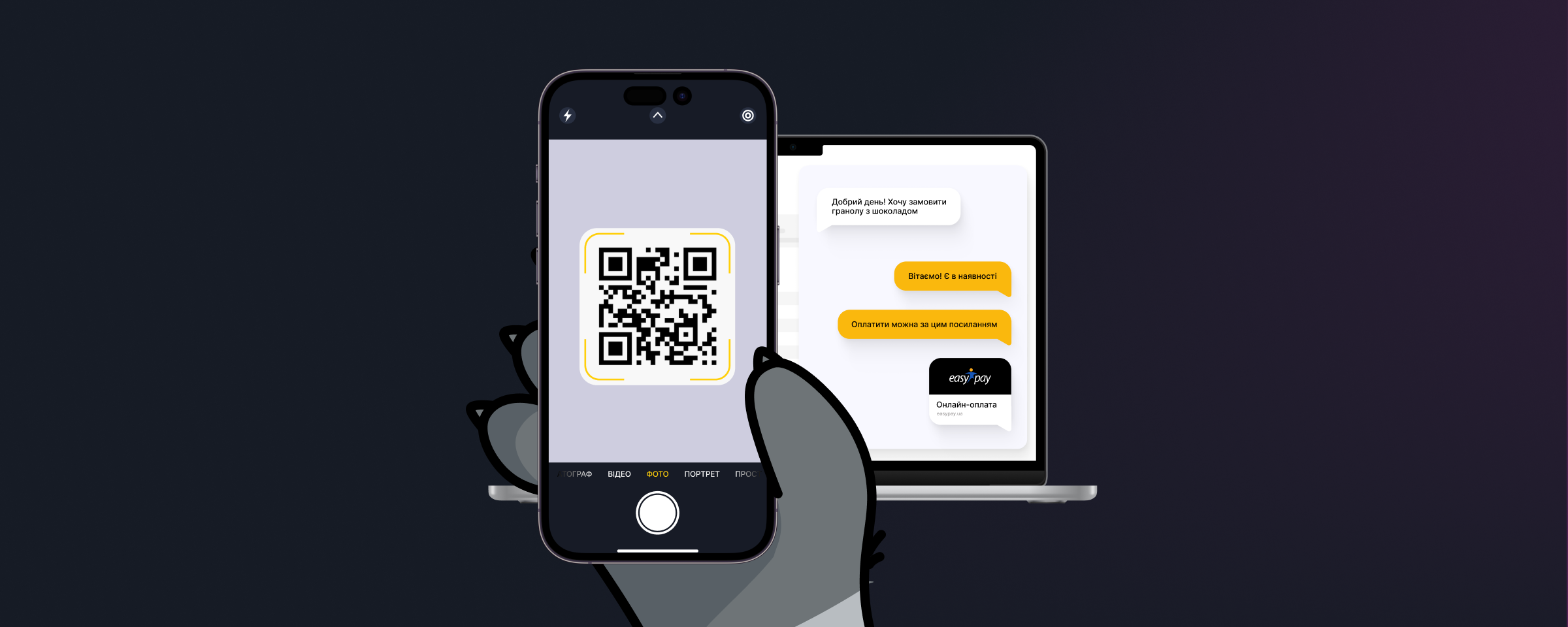EasyPay у Checkbox: приймайте оплату за посиланням і через QR-код з автоматичною фіскалізацією ...